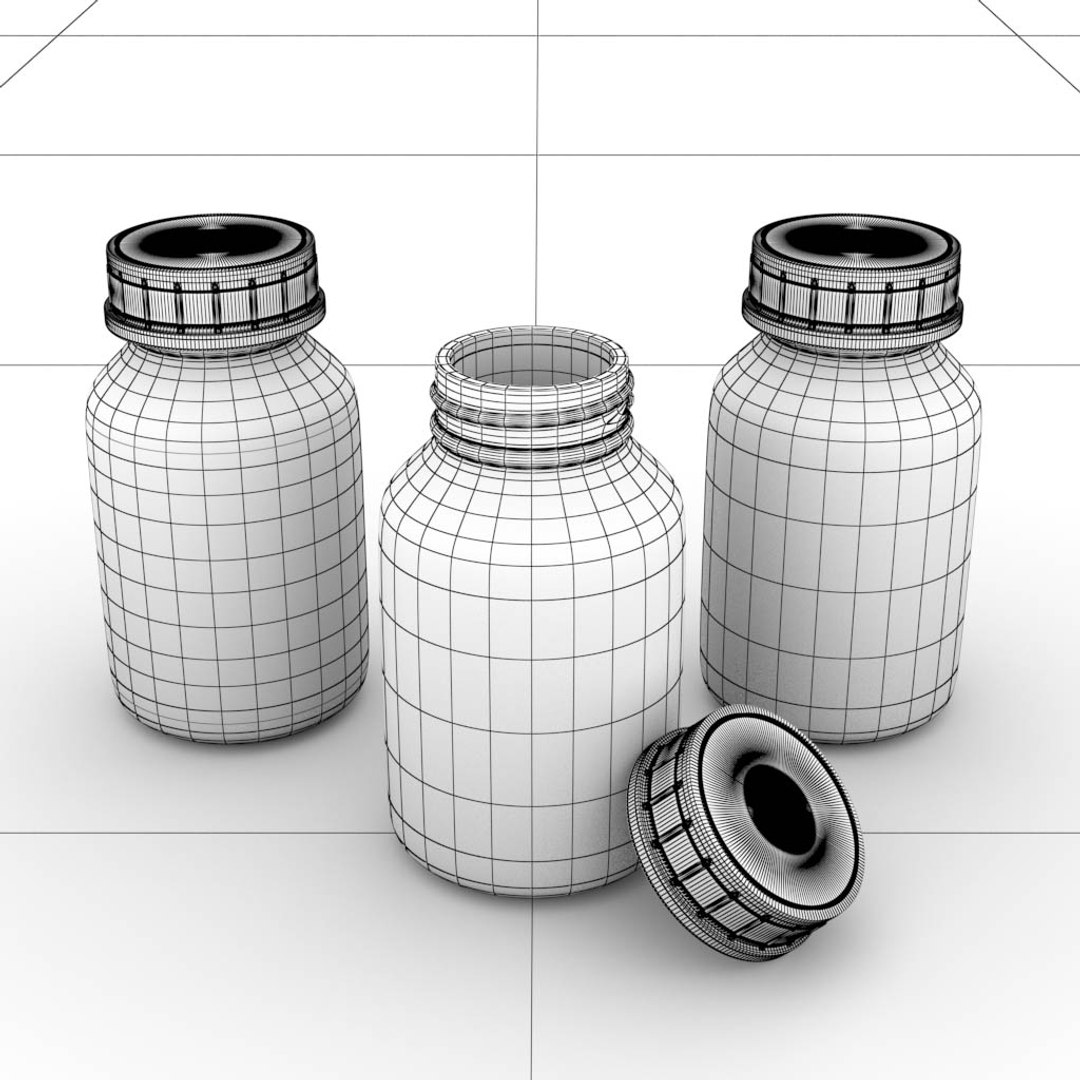 3D Supplements Contained - TurboSquid 1563782
