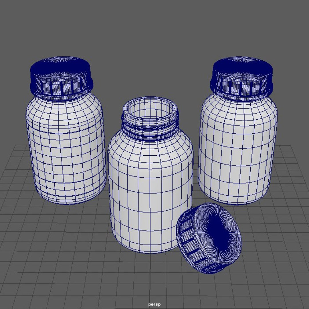 3D Supplements Contained - TurboSquid 1563782