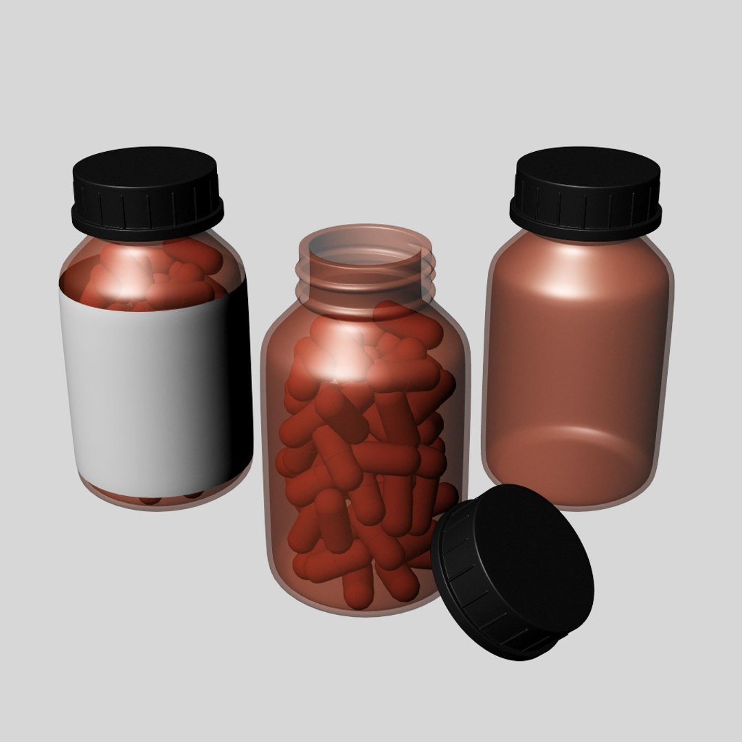 3D Supplements Contained - TurboSquid 1563782