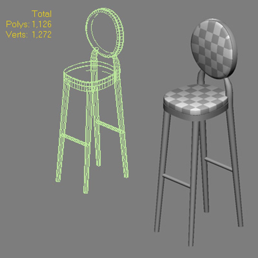 Philip Stark Bar Stool Max