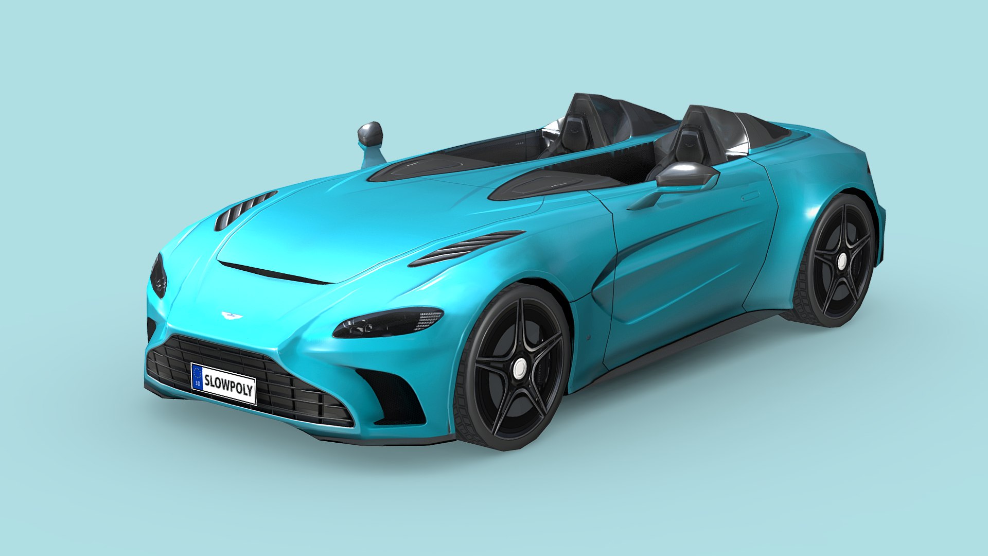 3D Aston Martin V12 Speedster 2021 Model - TurboSquid 2209312