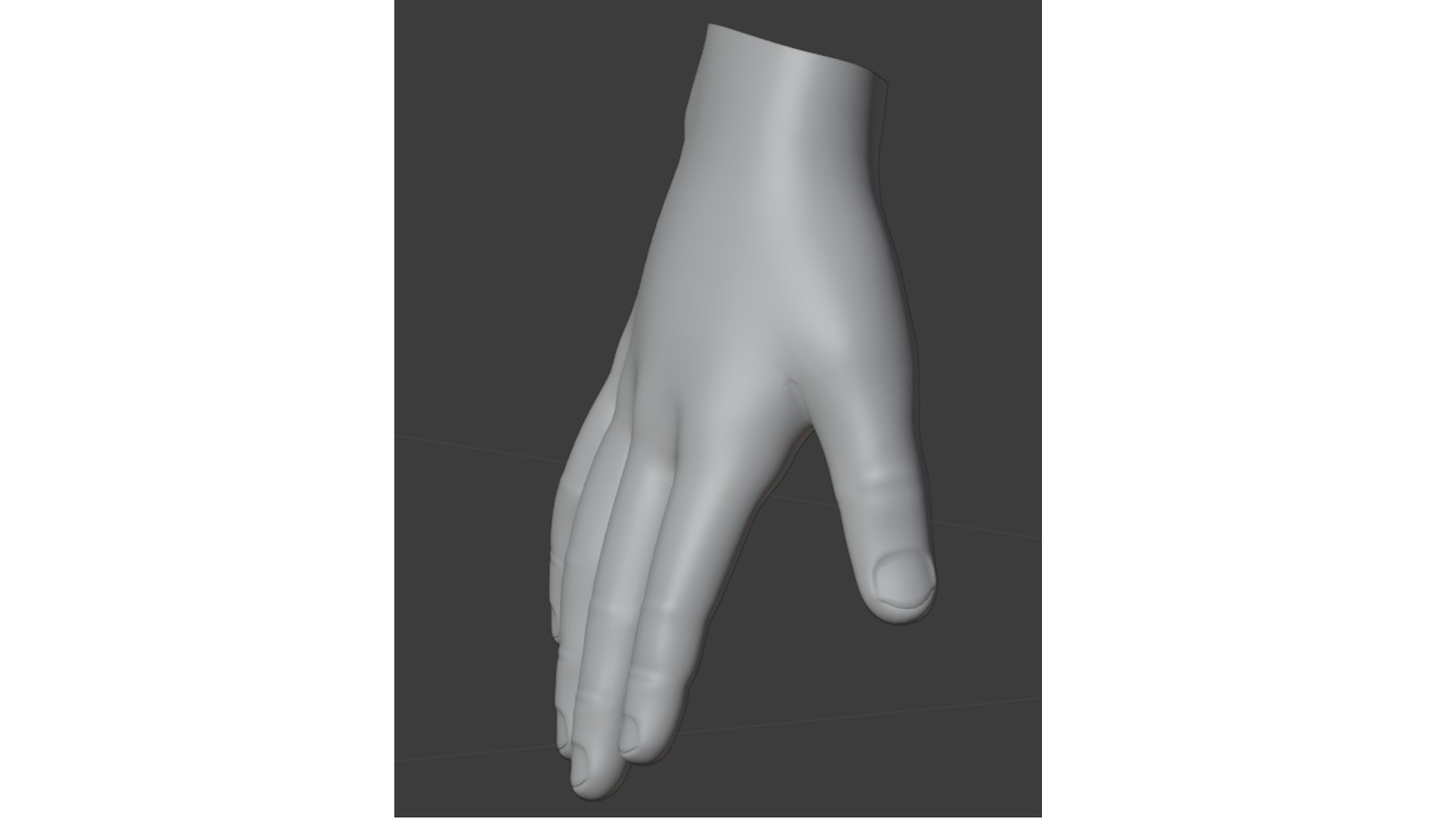 Child’s Hand Low Poly Base Mesh 3D Model - TurboSquid 1723965