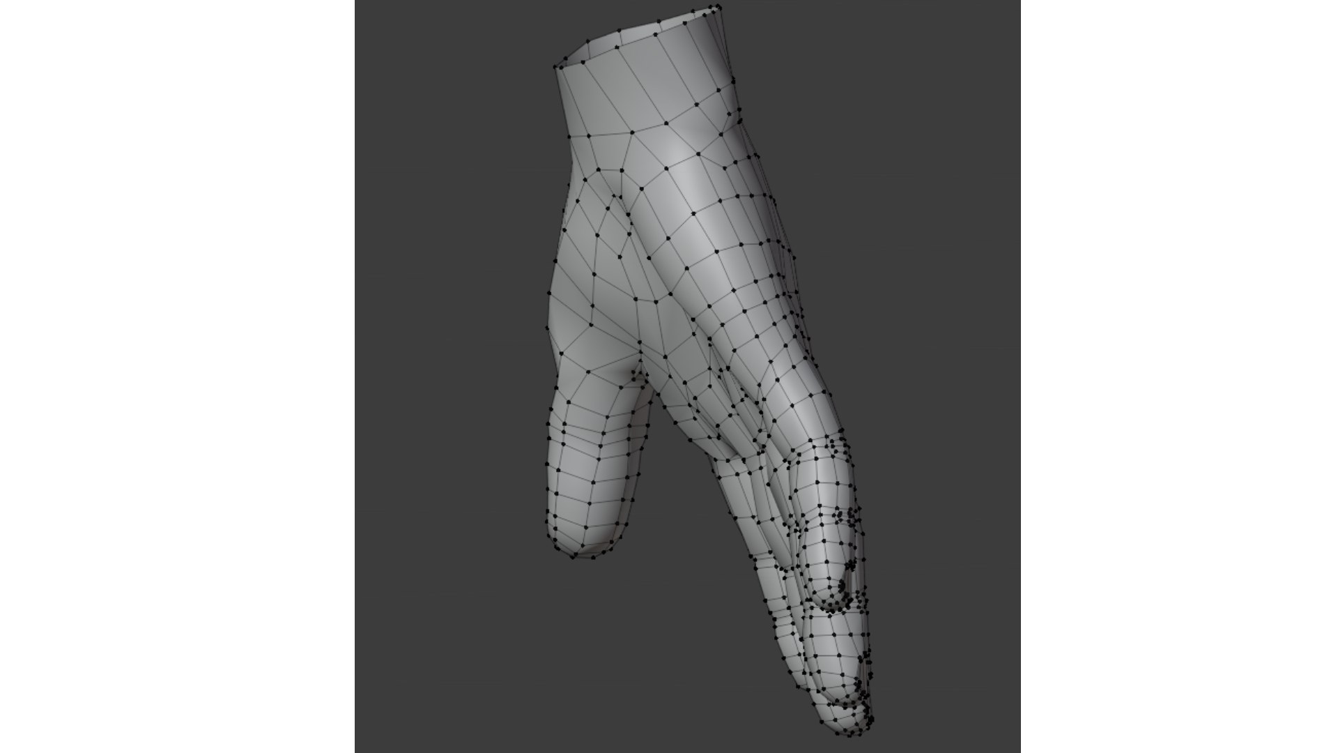 Child’s Hand Low Poly Base Mesh 3D Model - TurboSquid 1723965