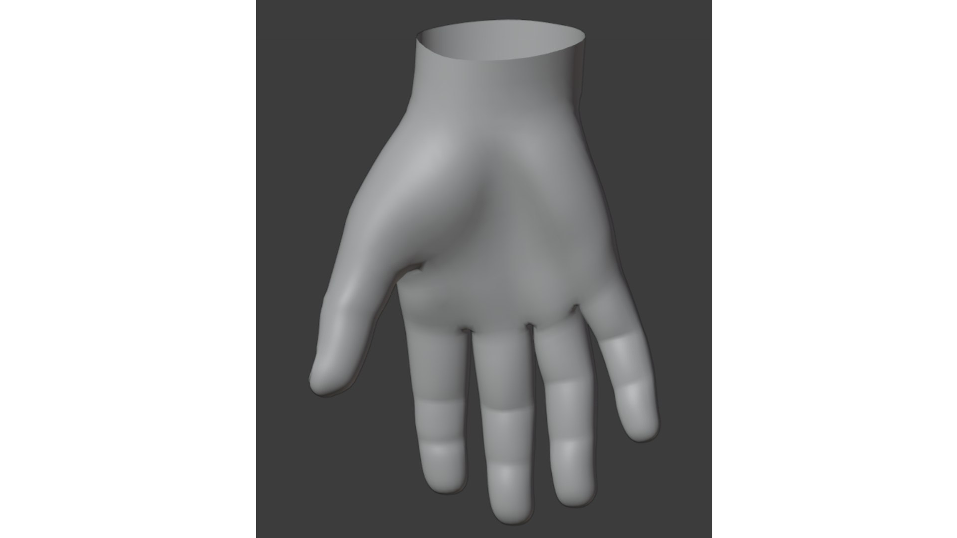 Child’s Hand Low Poly Base Mesh 3D Model - TurboSquid 1723965