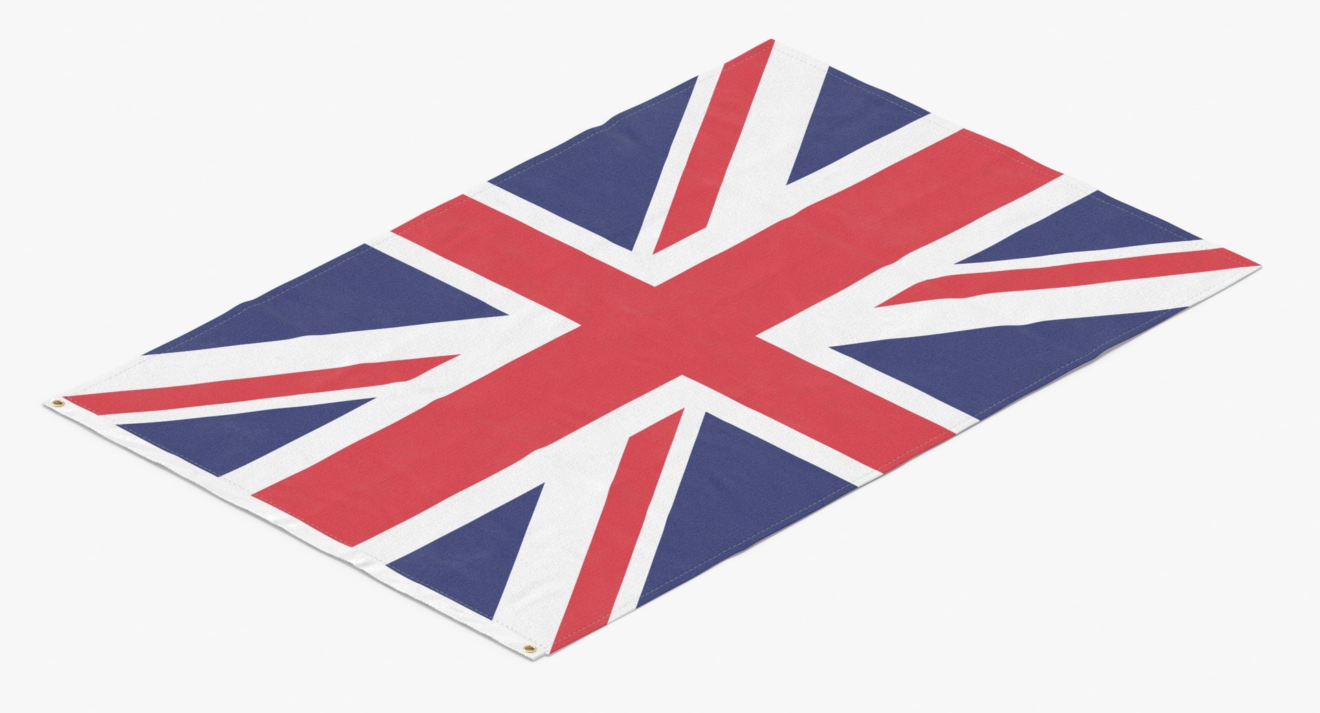 Flag Laying Pose United Kingdom 3D Model - TurboSquid 1572062