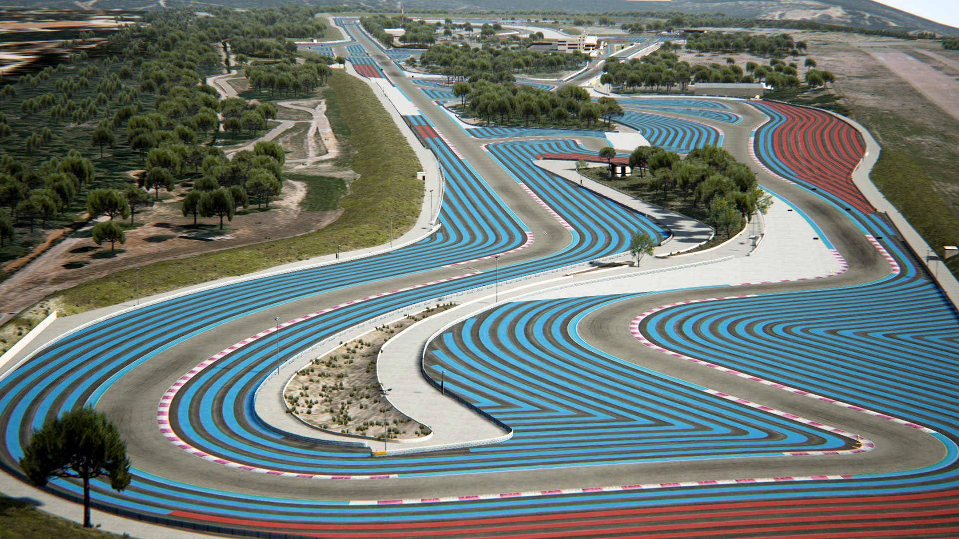 Paul Ricard Track 3d Model