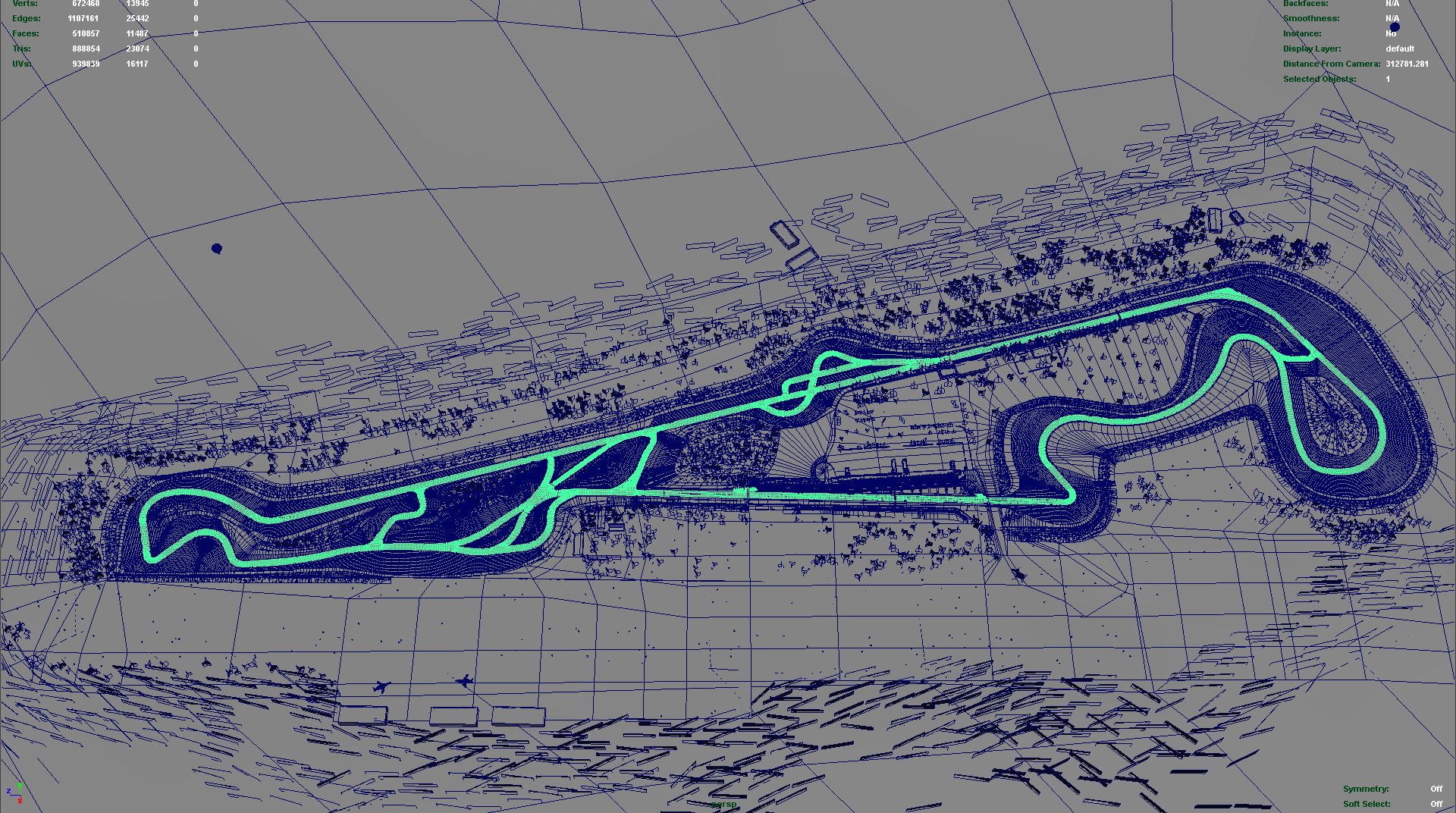 Paul Ricard Track 3d Model