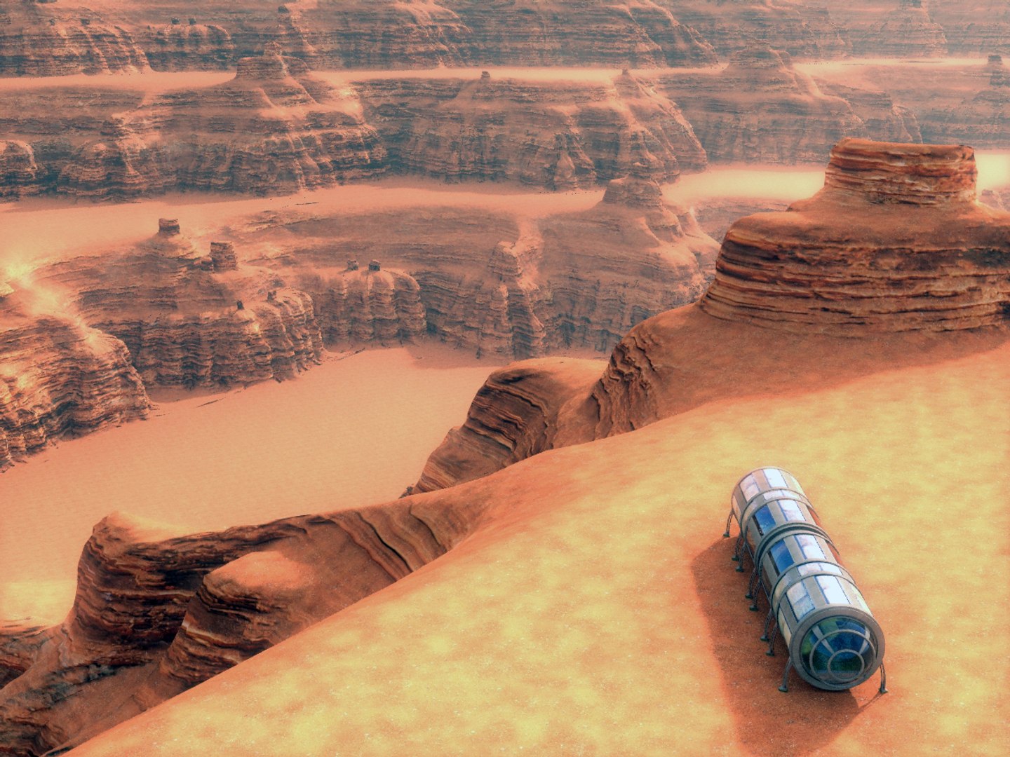 Mars Habitat Model - TurboSquid 1363696