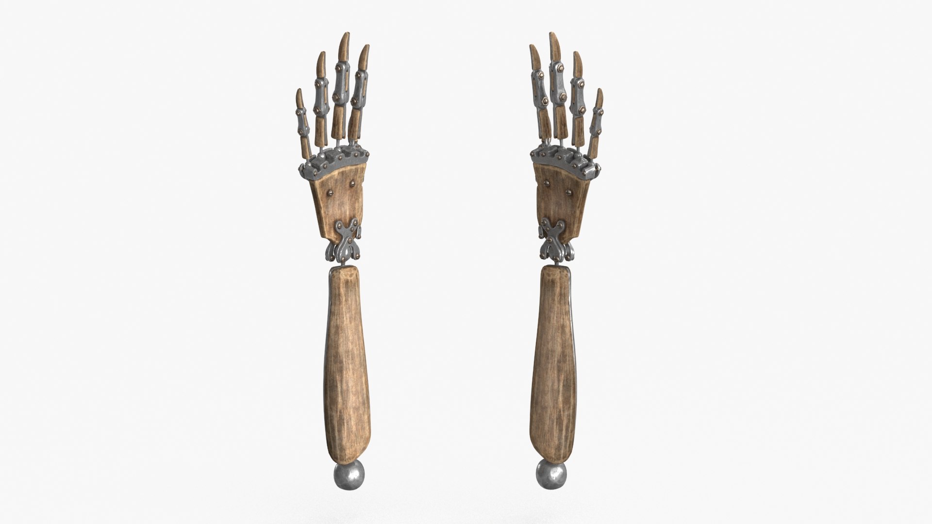 Steampunk Mechanical Robot Hand Model - TurboSquid 2049203