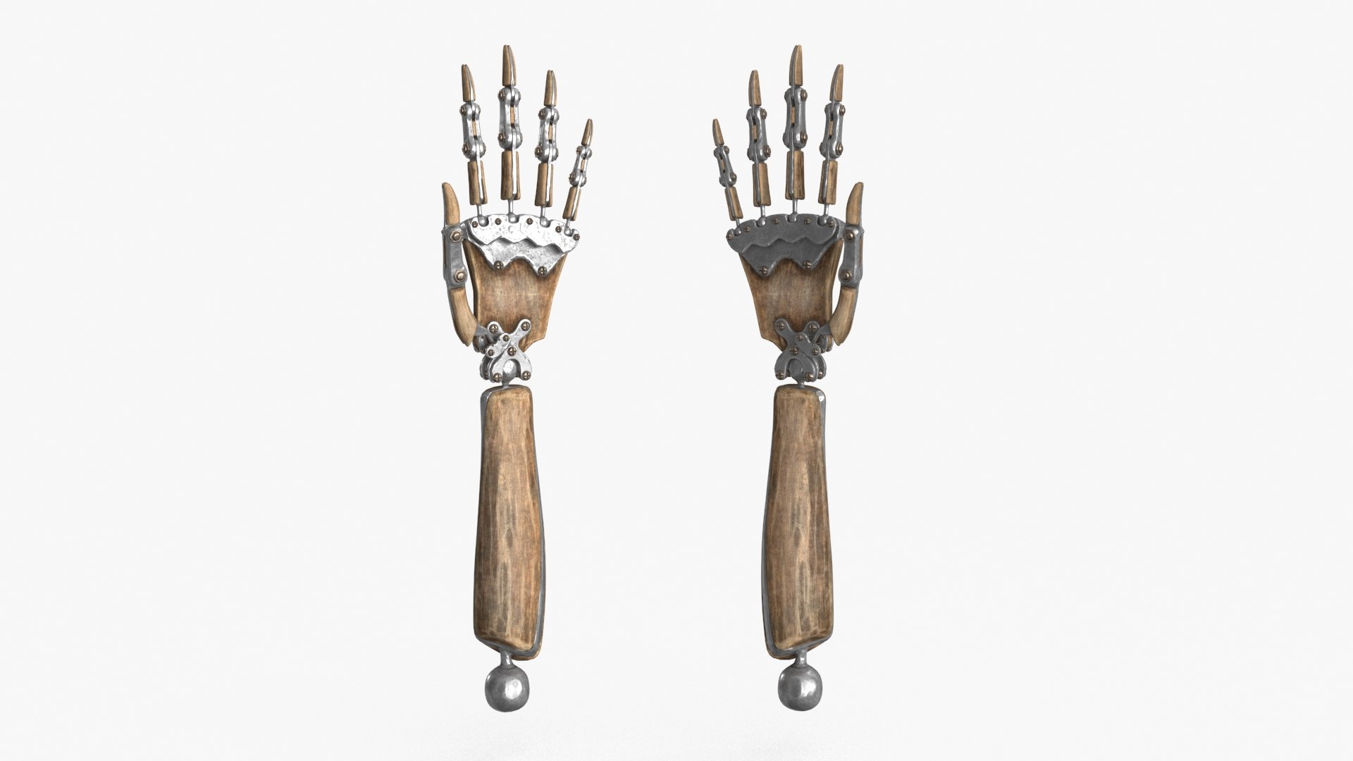 Steampunk Mechanical Robot Hand Model - TurboSquid 2049203