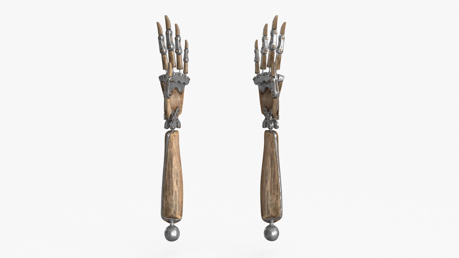 Steampunk Mechanical Robot Hand Model - TurboSquid 2049203