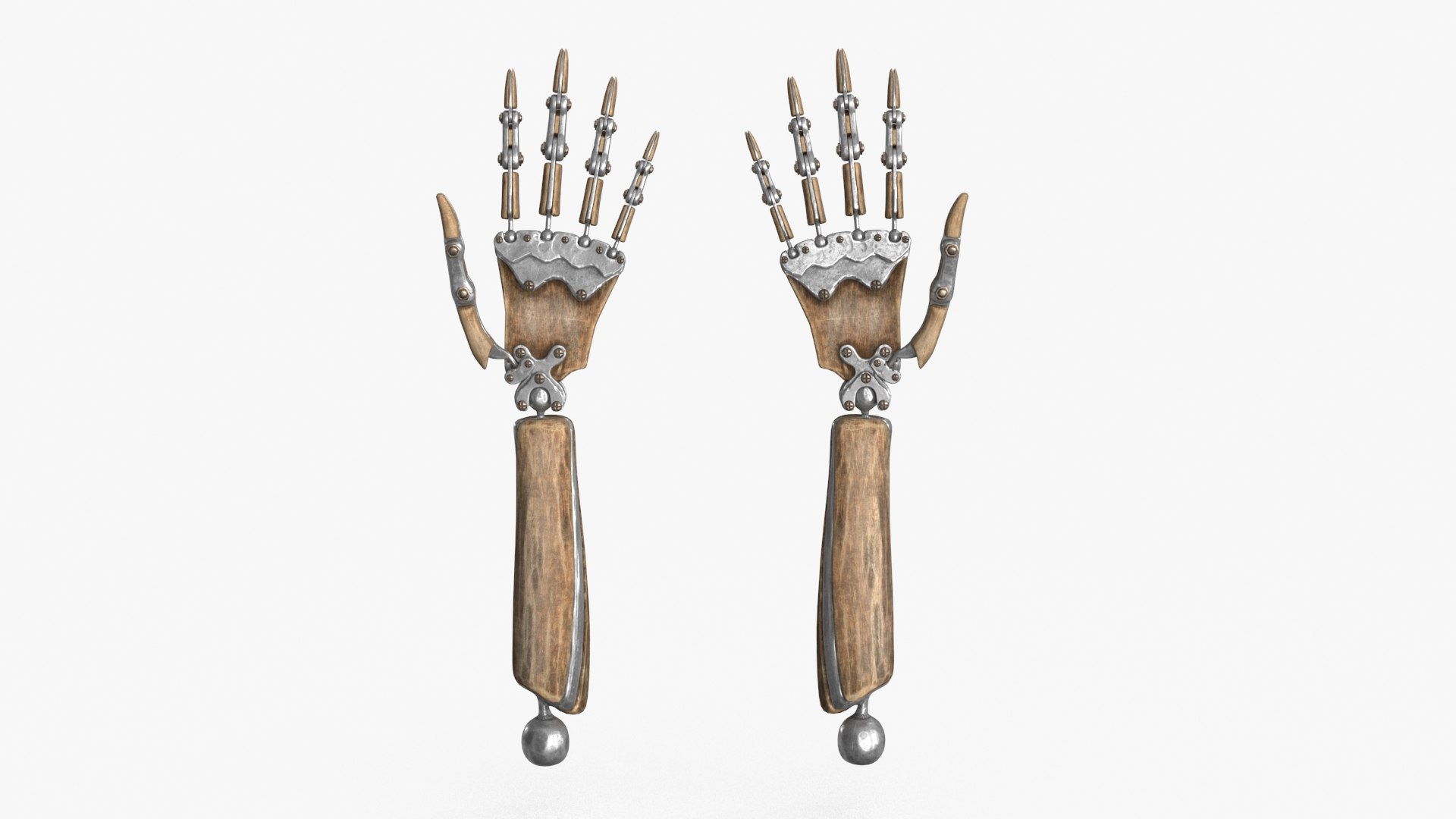 Steampunk Mechanical Robot Hand Model - TurboSquid 2049203