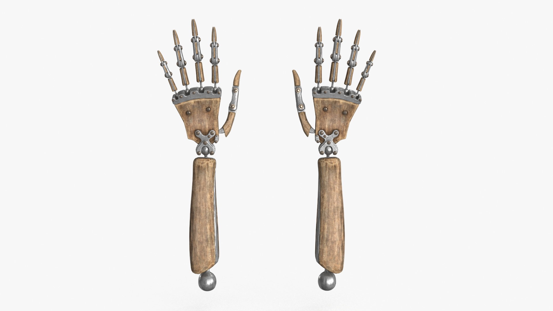 Steampunk Mechanical Robot Hand Model - TurboSquid 2049203