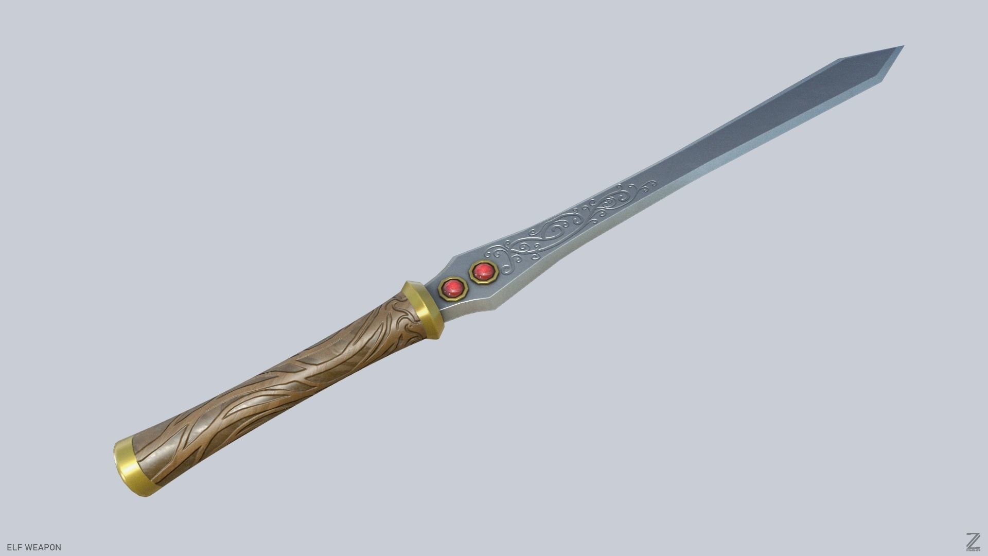 3D Model Elf Weapon - TurboSquid 2385046