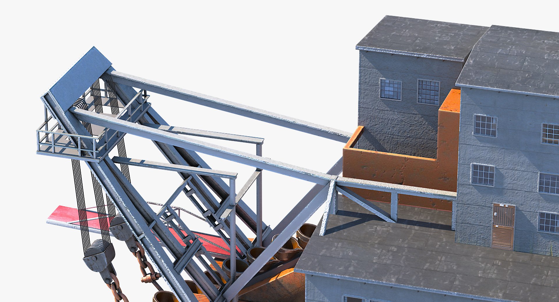 3D Gold Dredge Model - TurboSquid 1255183