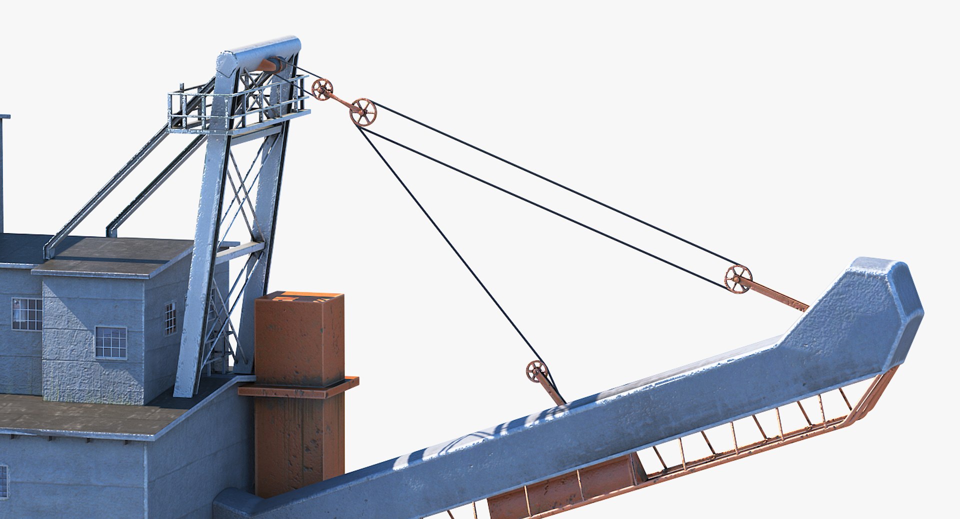 3D Gold Dredge Model - TurboSquid 1255183