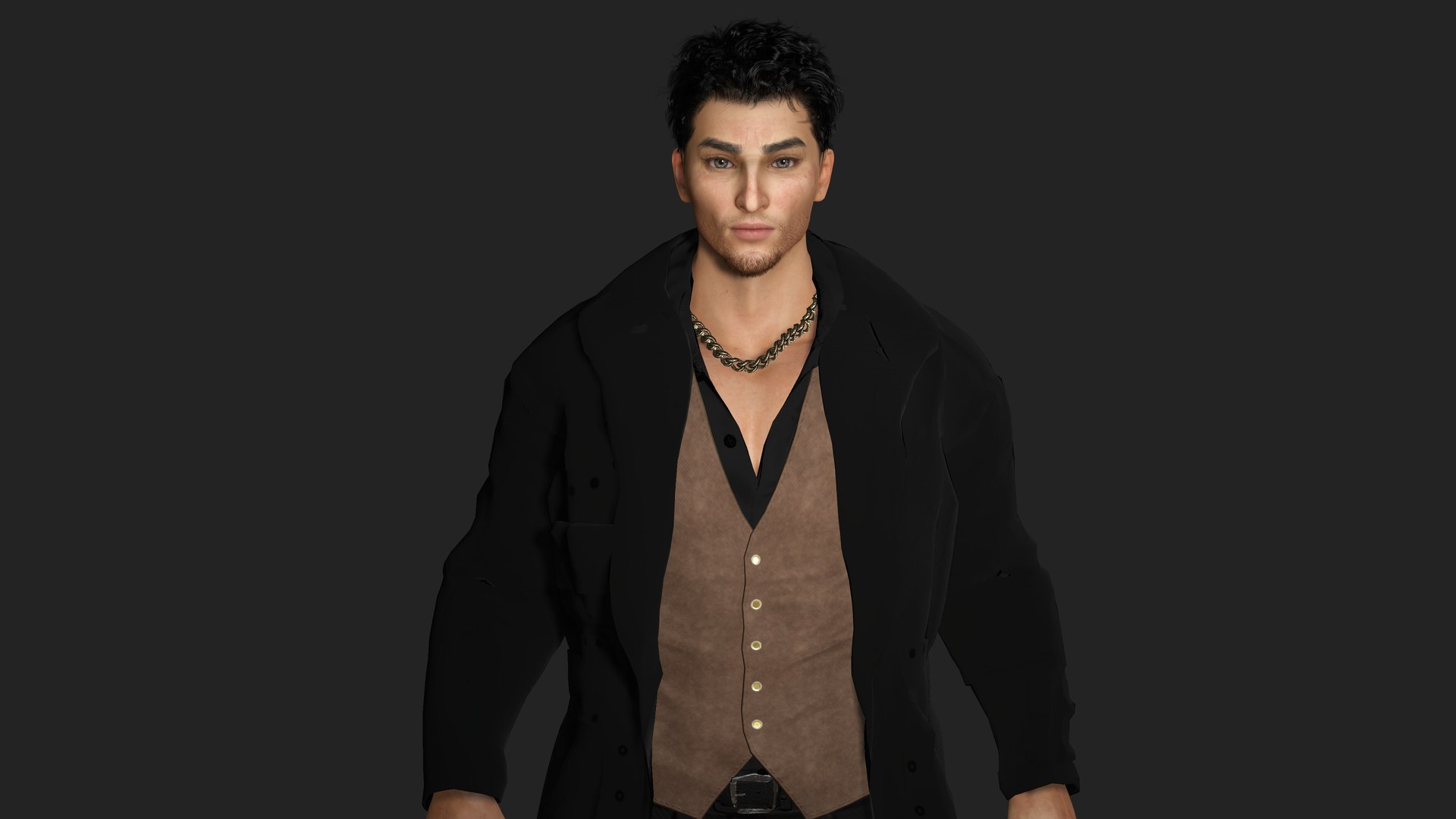 3D AAA 3D REALISTIC CHARACTER - EUROPEAN BUSINESSMAN MAFIA NPC ...