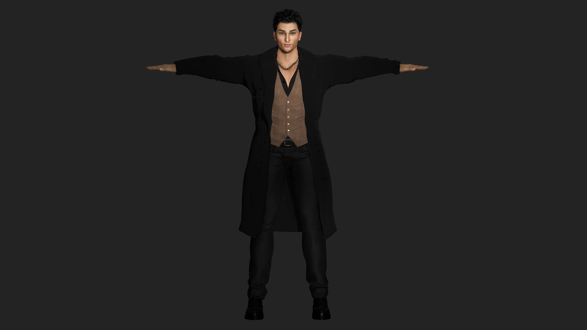 3D AAA 3D REALISTIC CHARACTER - EUROPEAN BUSINESSMAN MAFIA NPC ...