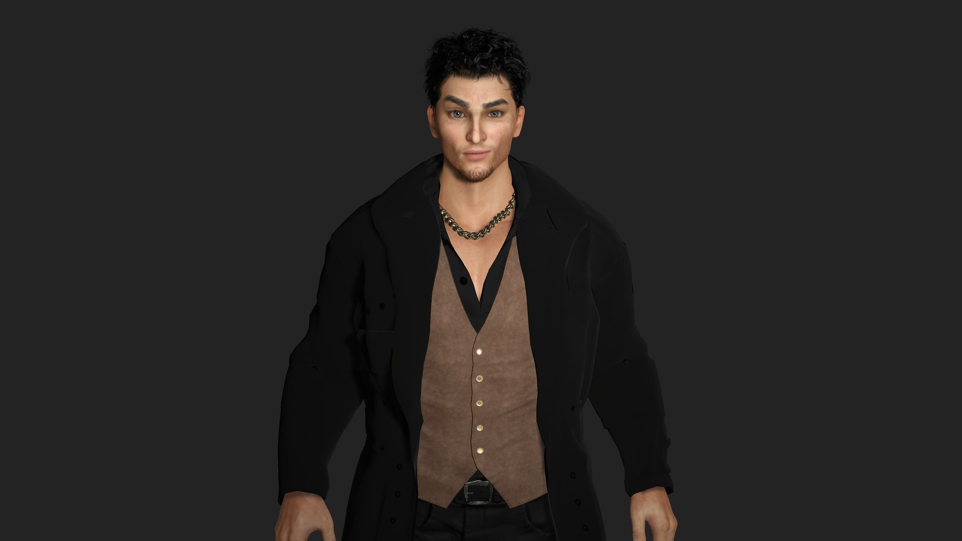 3D AAA 3D REALISTIC CHARACTER - EUROPEAN BUSINESSMAN MAFIA NPC ...