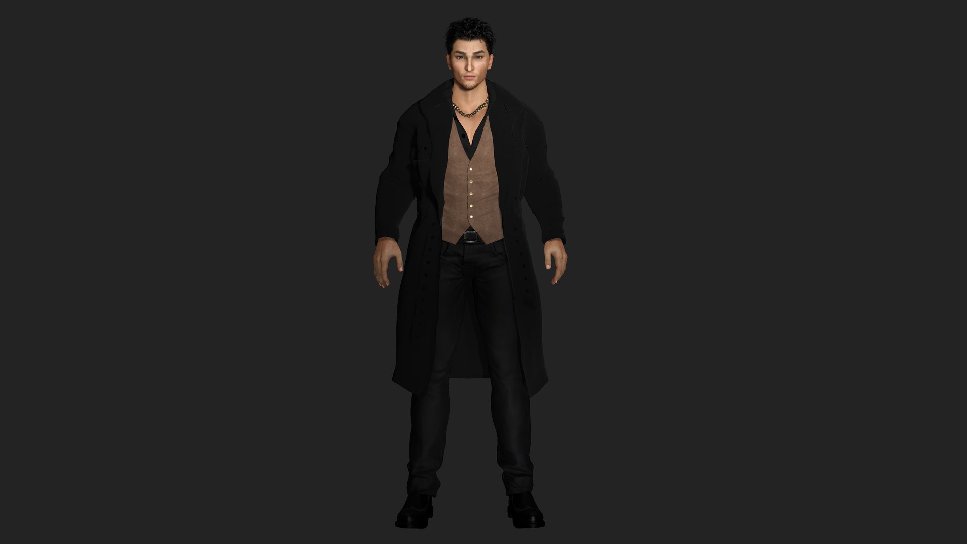 3D AAA 3D REALISTIC CHARACTER - EUROPEAN BUSINESSMAN MAFIA NPC ...