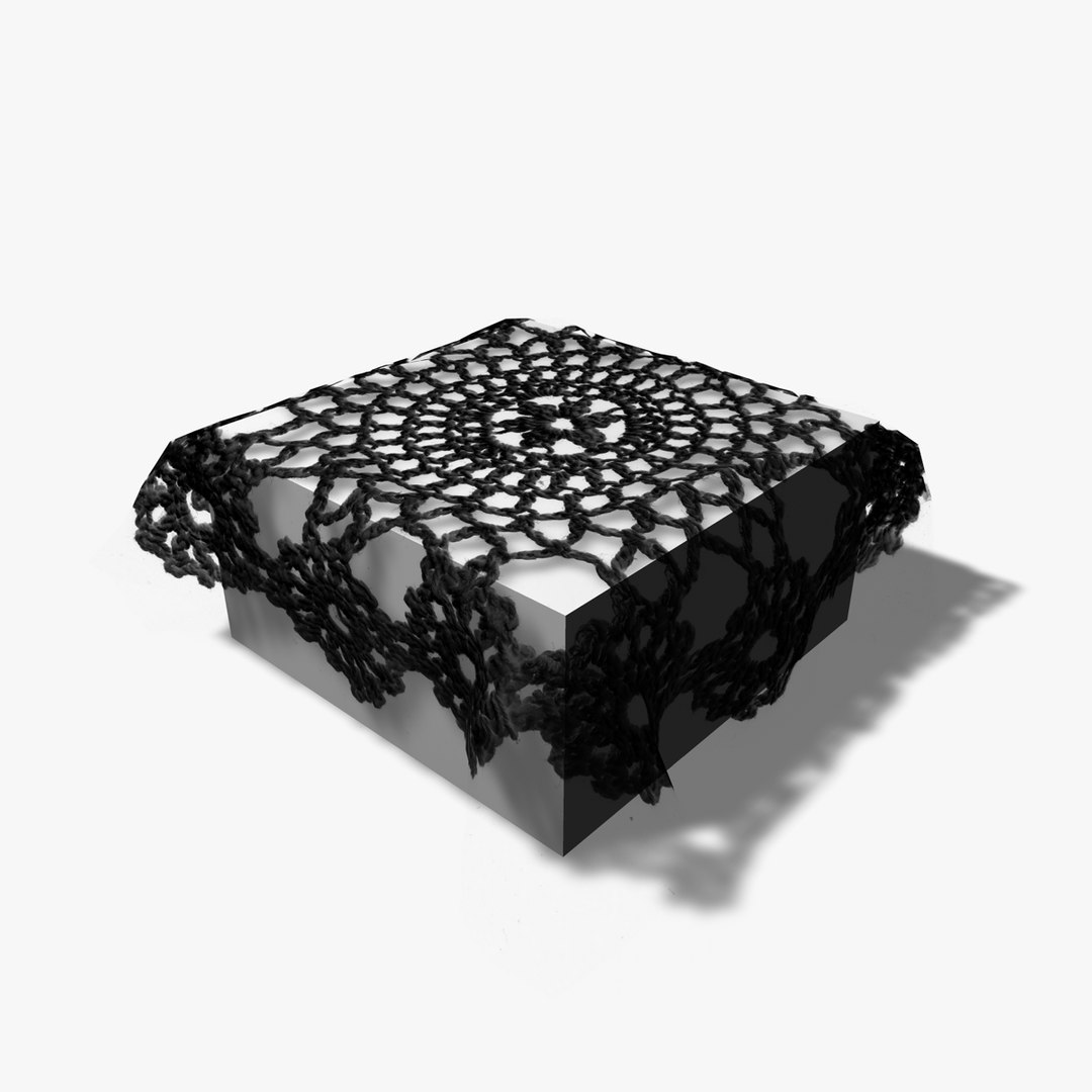 3d Lace Doily Model