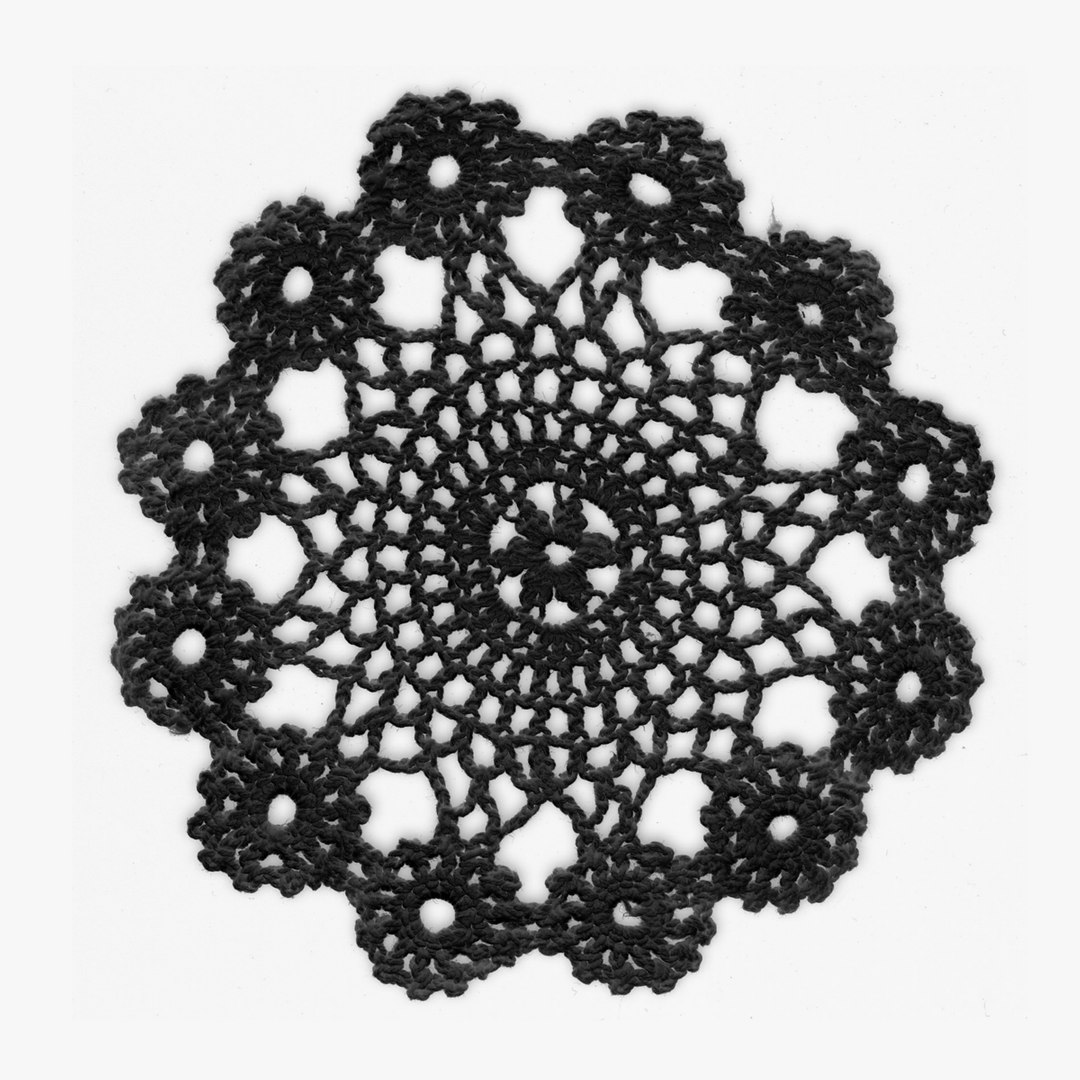 3d lace doily model