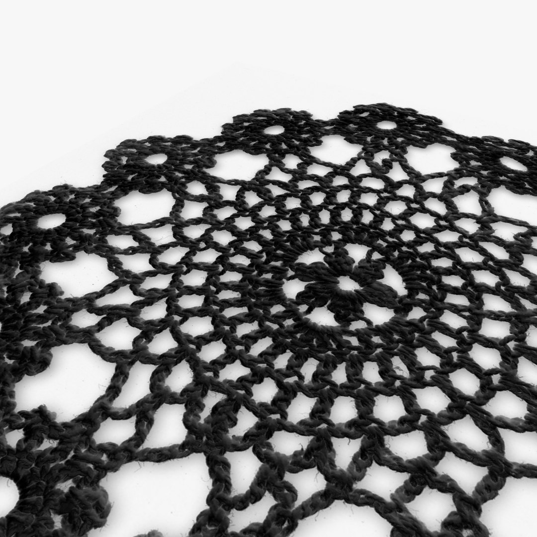3d Lace Doily Model