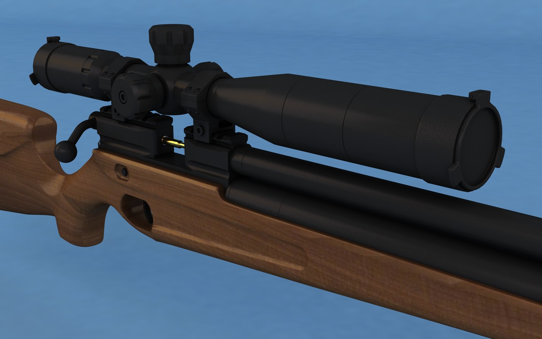 3D Ataman Pcp M2r Rifle - TurboSquid 1222834
