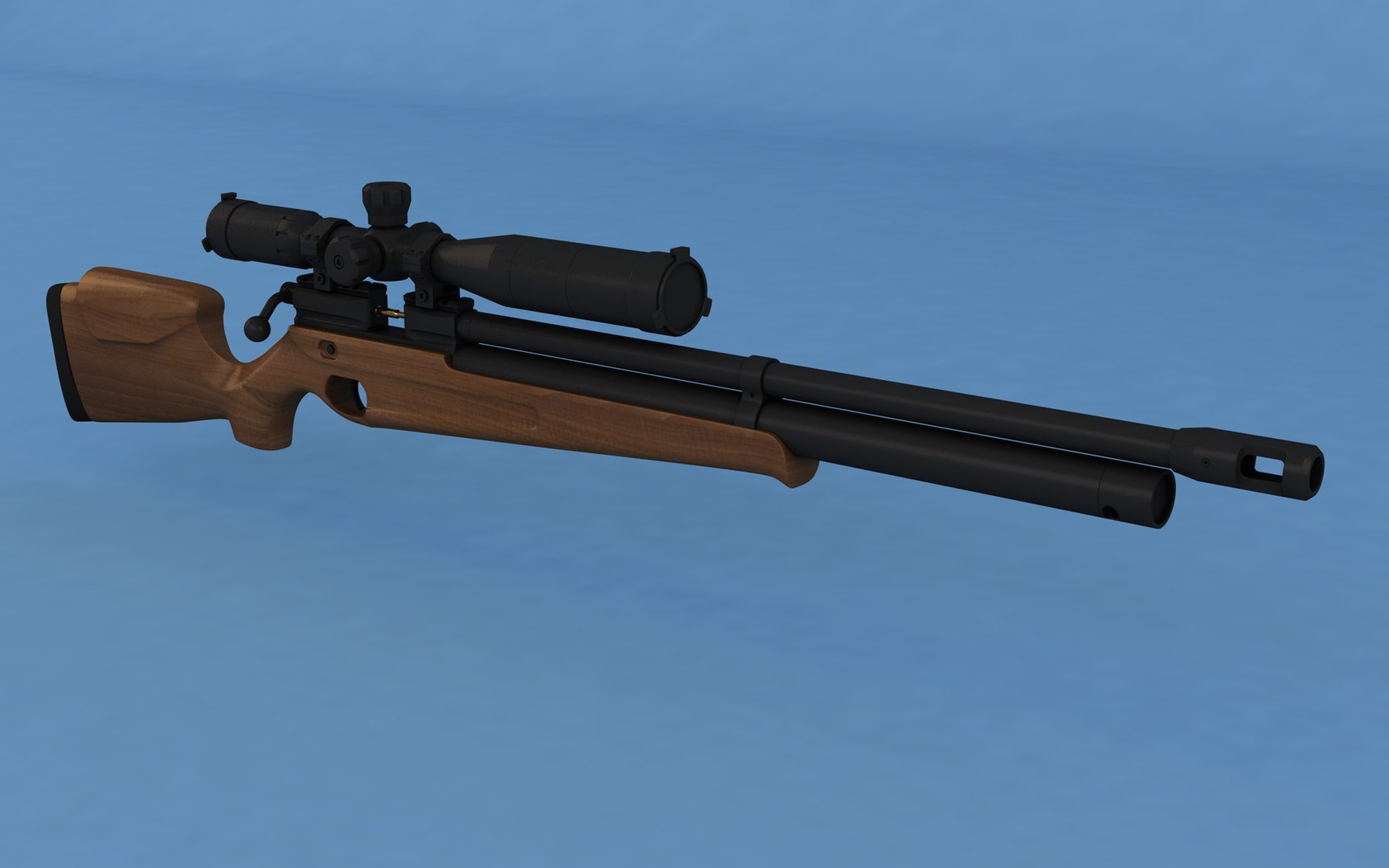 3D Ataman Pcp M2r Rifle - TurboSquid 1222834