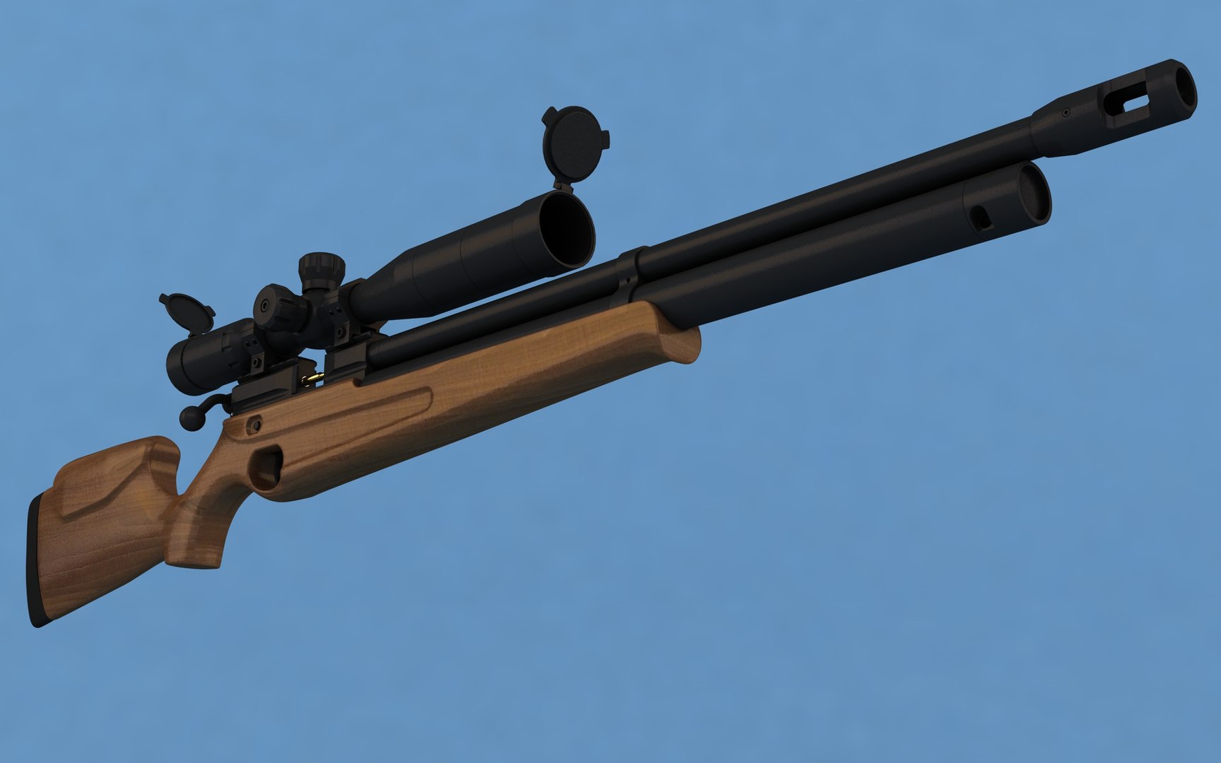 3D Ataman Pcp M2r Rifle - TurboSquid 1222834