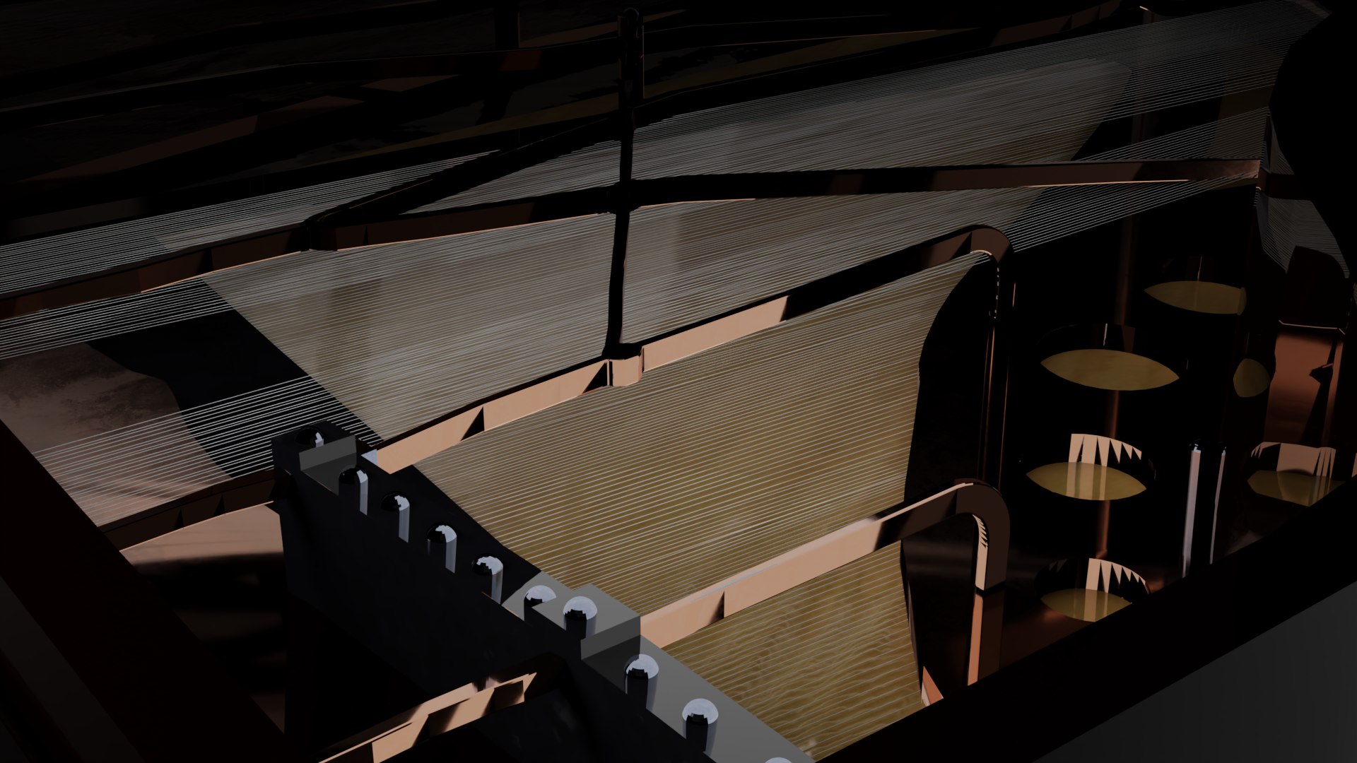 High Poly Piano 3D Model - TurboSquid 2049904