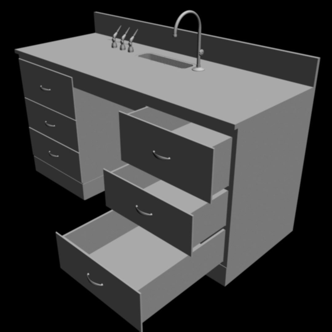 3d Model Lab Bench Minisink Utilities