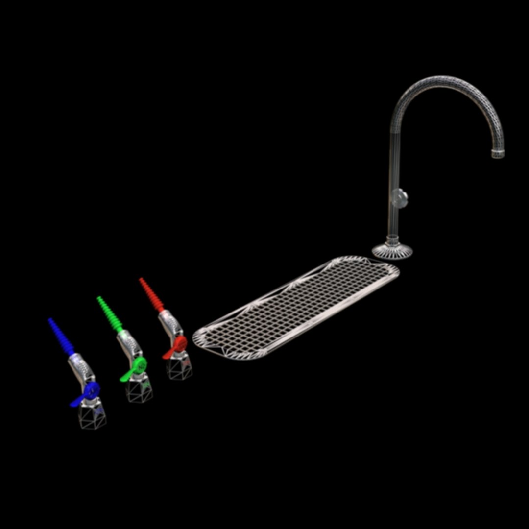 3d Model Lab Bench Minisink Utilities