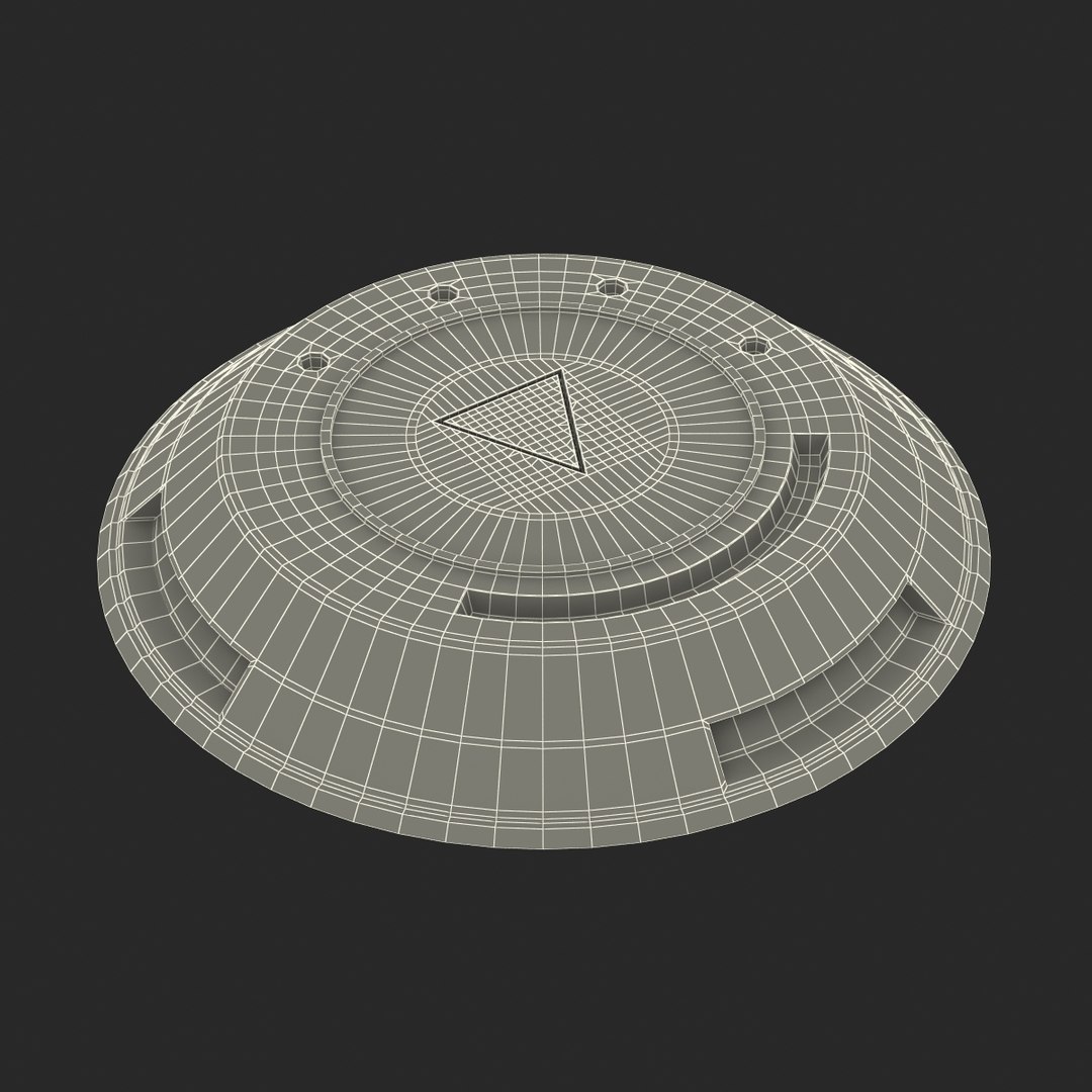 Industrial End Caps Set 3d Model