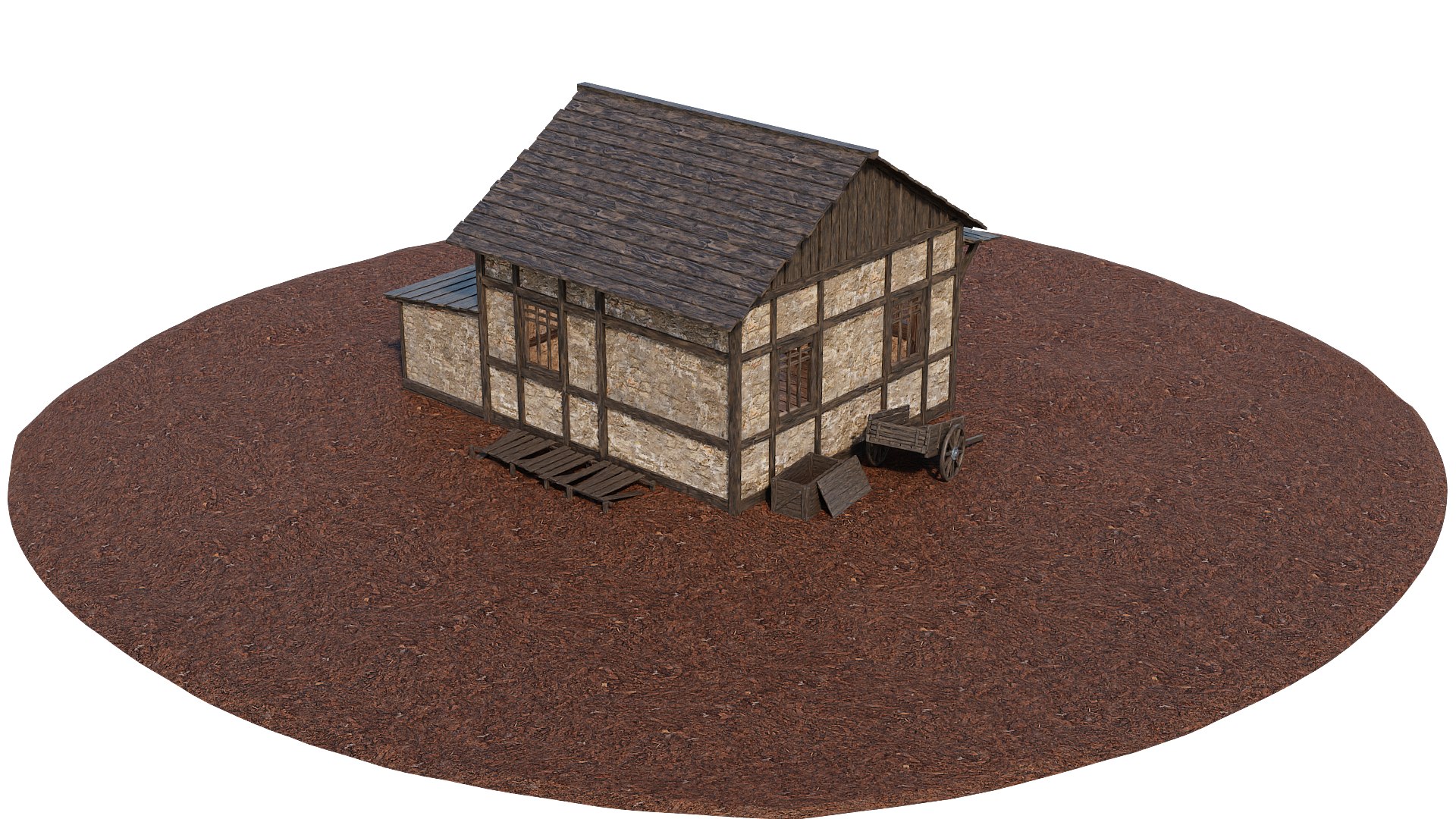 3D Medieval Village Asset 07- 4K Textures Game Ready - TurboSquid 2094196