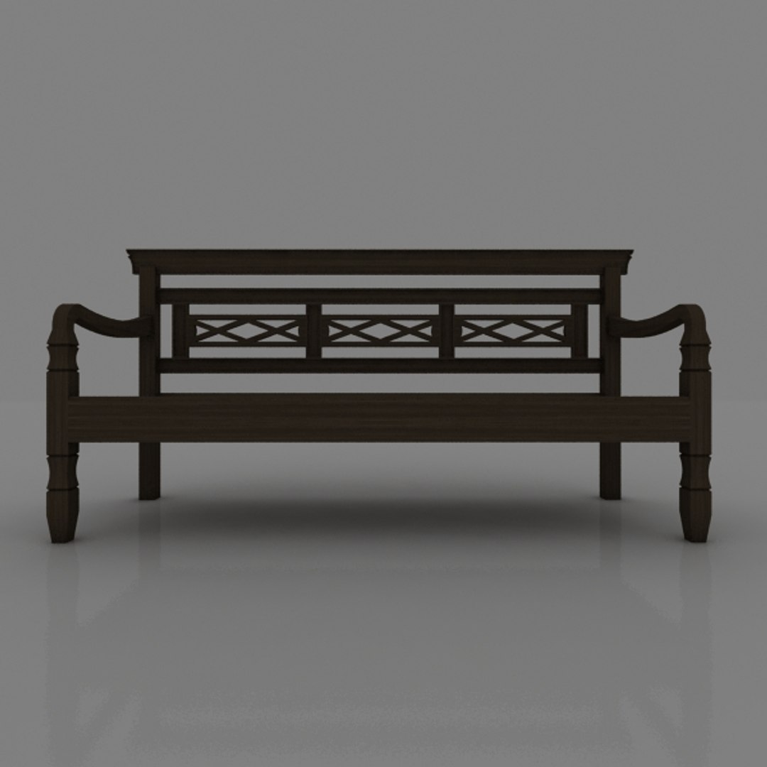 3d Bench Model