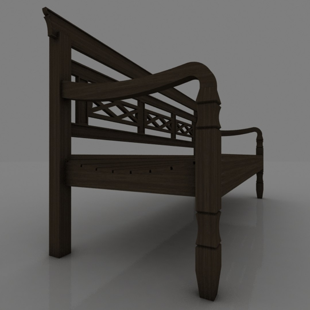 3d Bench Model