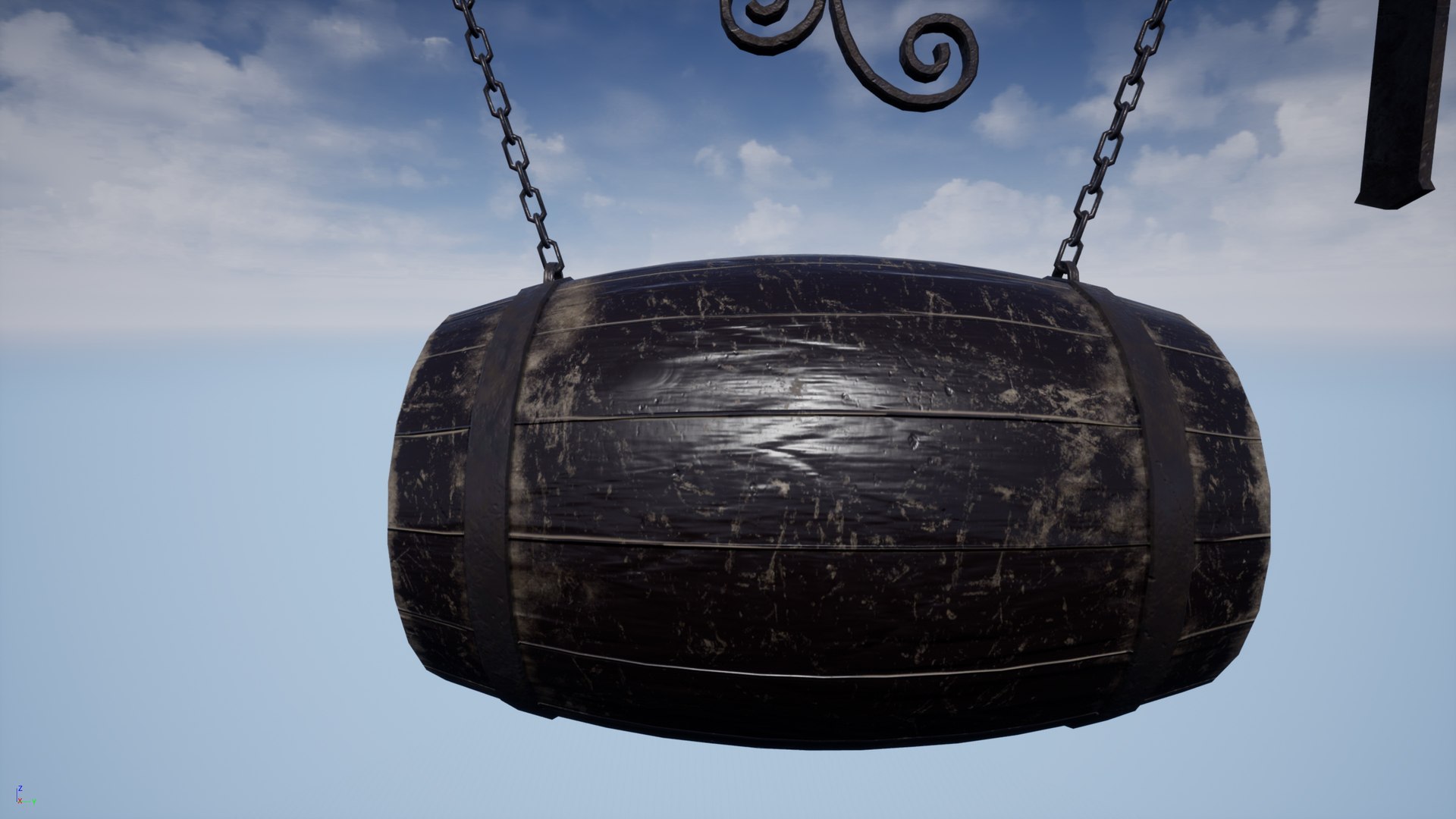 Medieval Pub Sign Model - TurboSquid 1509708