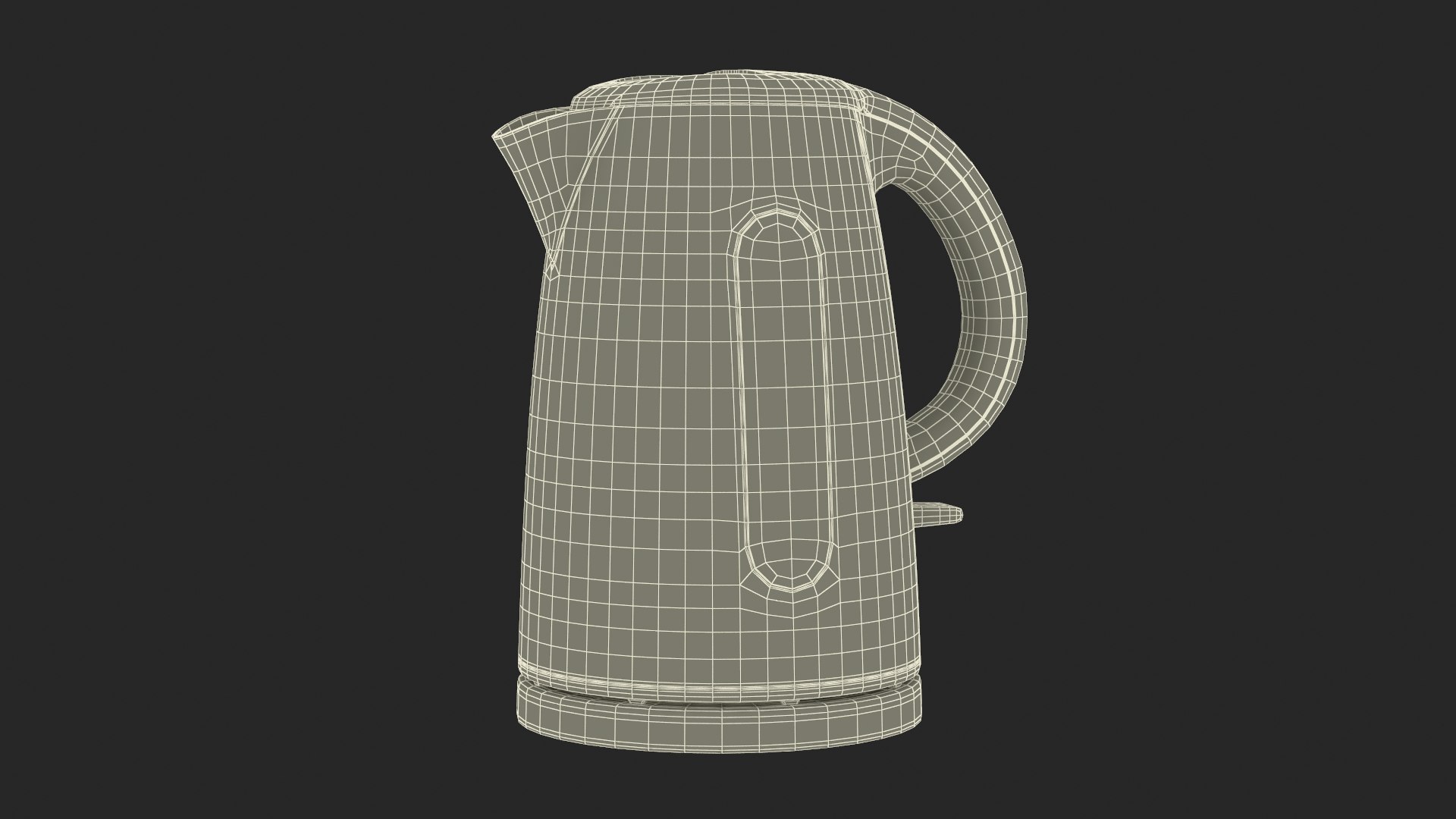Plastic Electric Kettle With Water 3D Model - TurboSquid 2294244