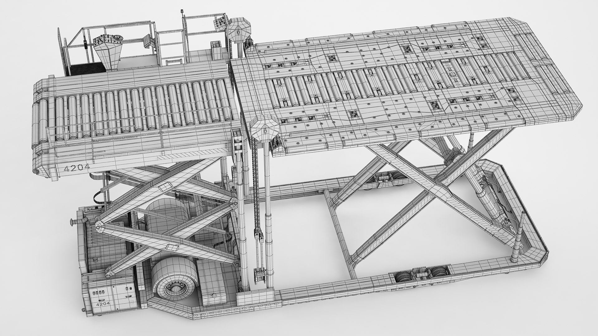 3D aircraft loader baggage model - TurboSquid 1633487
