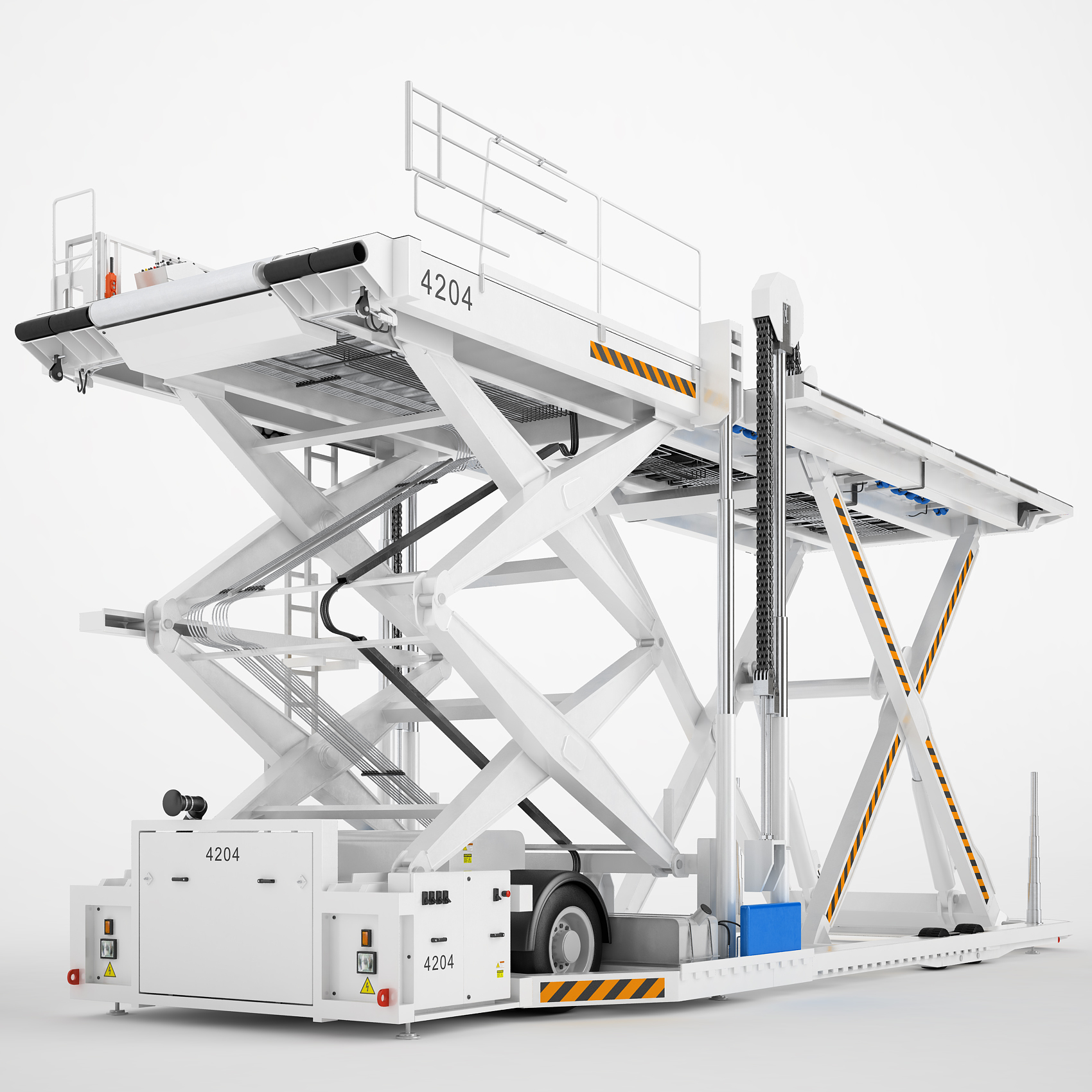 3D aircraft loader baggage model - TurboSquid 1633487