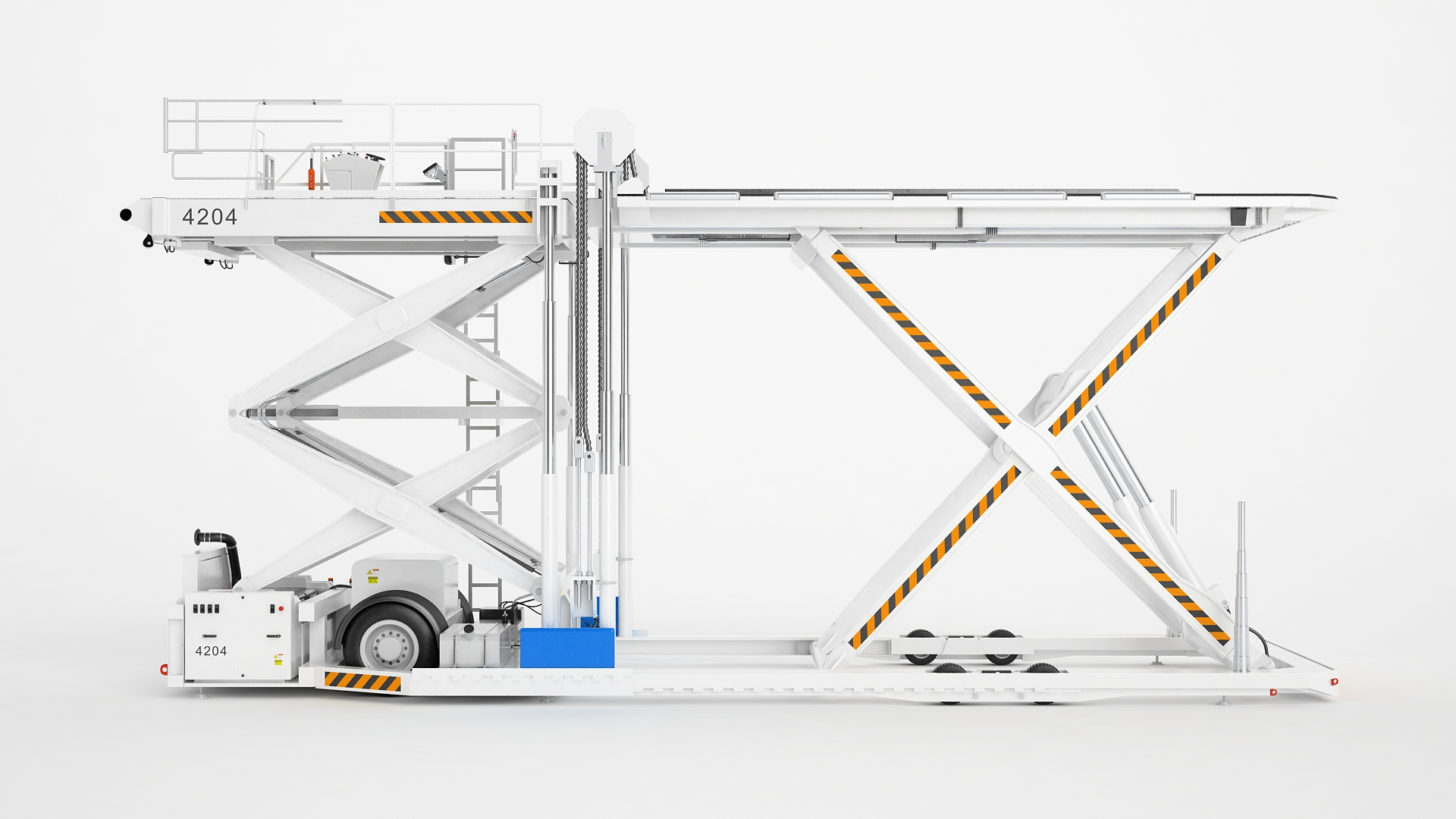 3D Aircraft Loader Baggage Model - TurboSquid 1633487