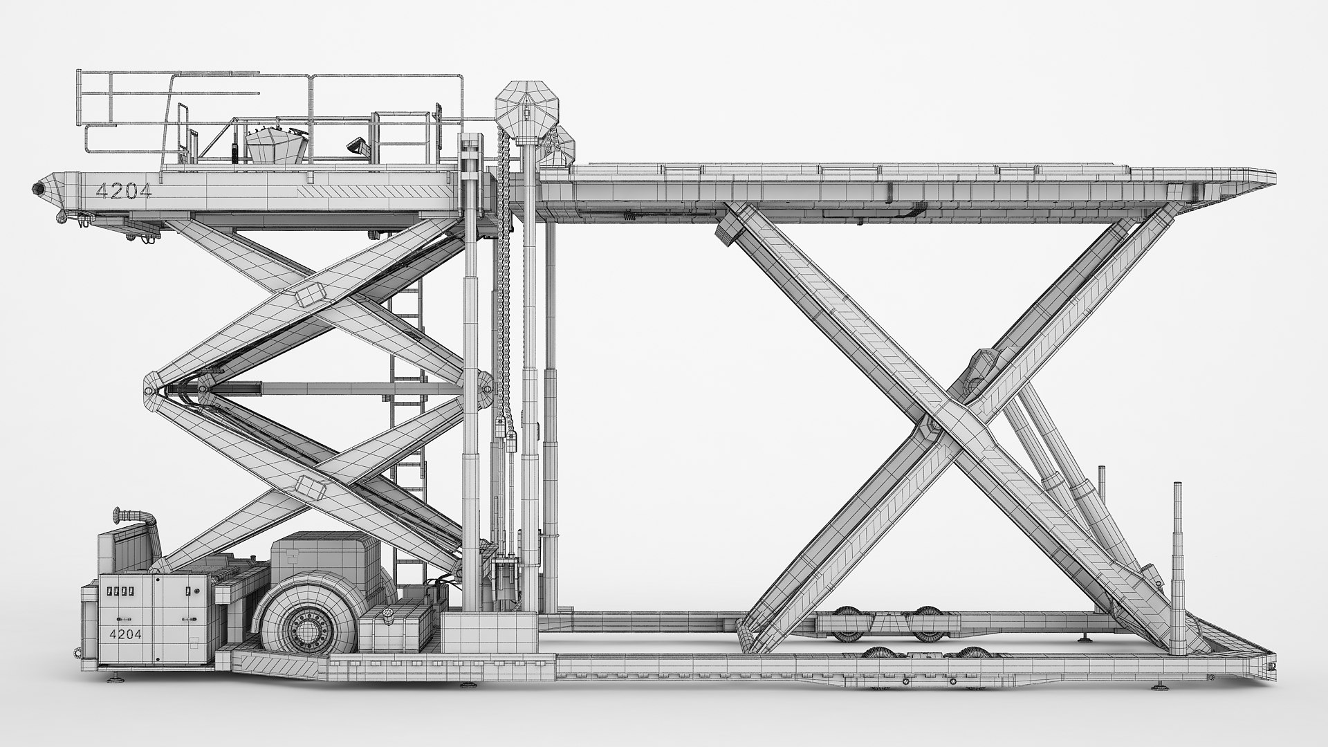 3D aircraft loader baggage model - TurboSquid 1633487
