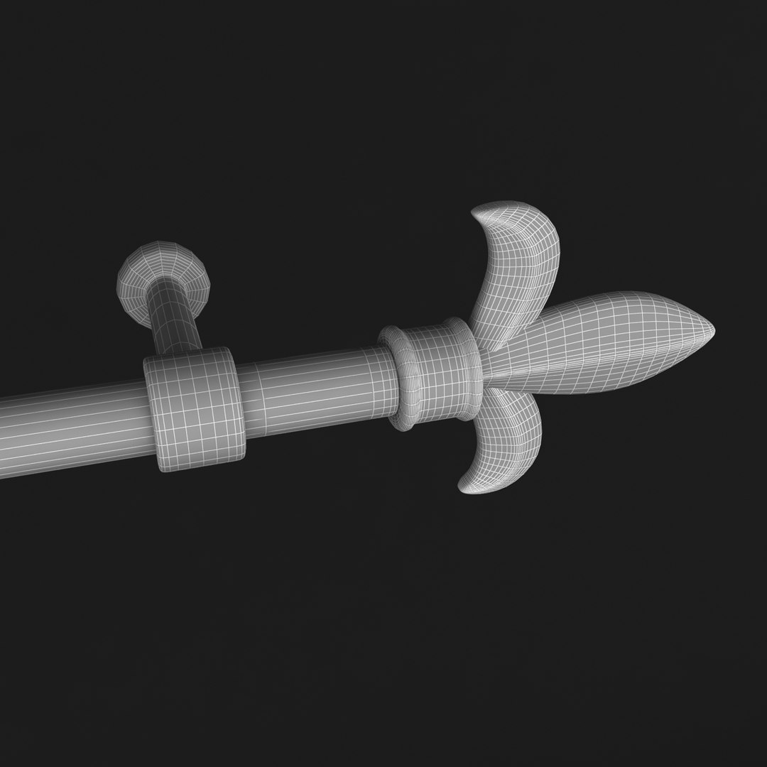 Curtain Rod 3d Model