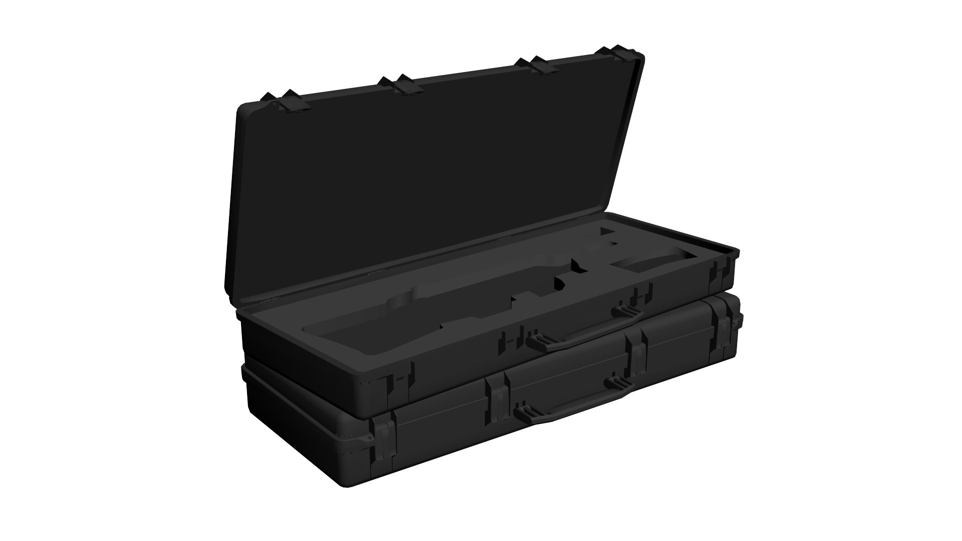 3d pelican case gun model