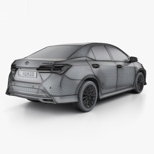 Toyota Corolla Sport 2018 3D-Modell - TurboSquid 1426876