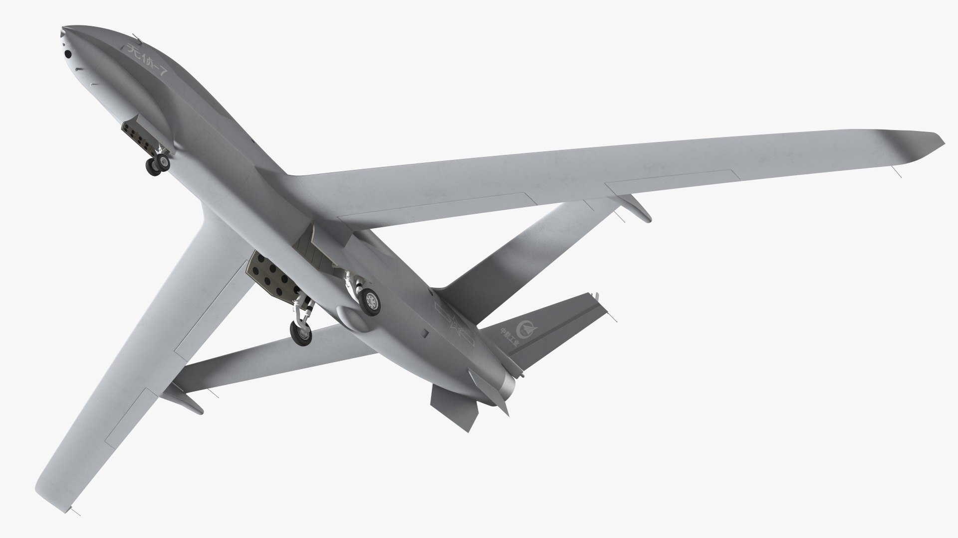 Chengdu Xianglong WZ7 UAV Rigged 3D Model - TurboSquid 1882214