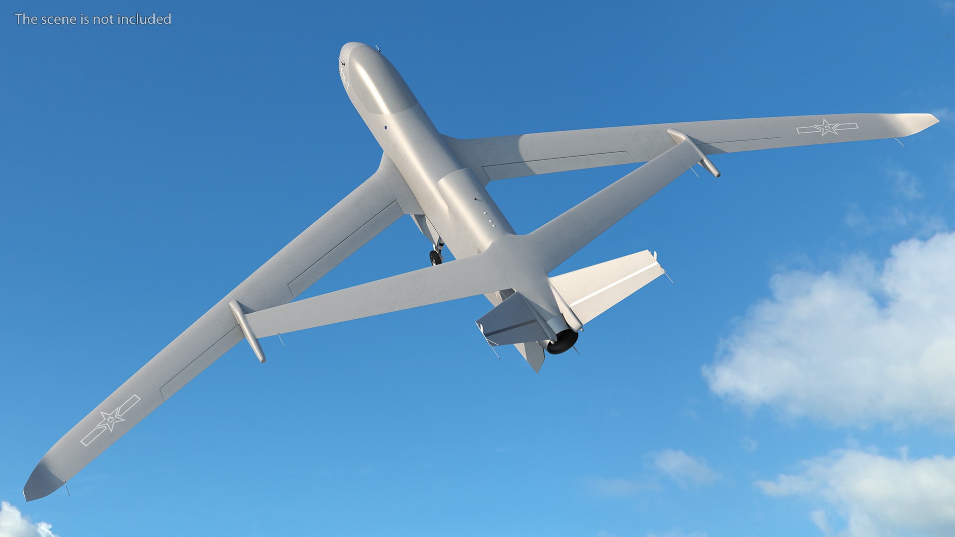 Chengdu Xianglong WZ7 UAV Rigged 3D Model - TurboSquid 1882214