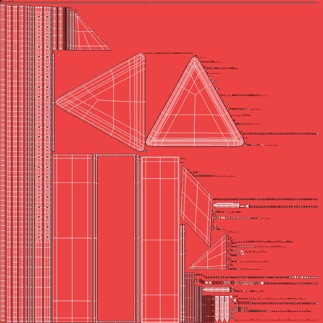 Level Crossing With Gate Or Barrier Road Sign 3D - TurboSquid 2103325