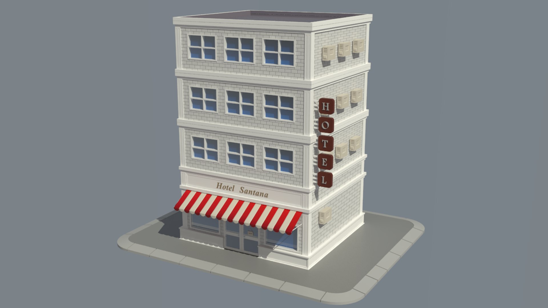 Store Cartoon Model | 1148380 | TurboSquid